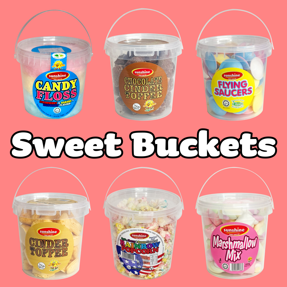 Sweet Buckets | Bulk Treats at Sunshine Snacks – Sunshine Snacks Ltd