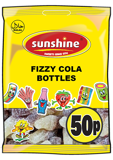 Fizzy Cola Bottles – Sunshine Snacks Ltd