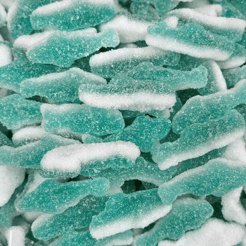 Sour Blue Sharks - 1kg | Halal Fizzy & Sour Sweets – Sunshine Snacks Ltd